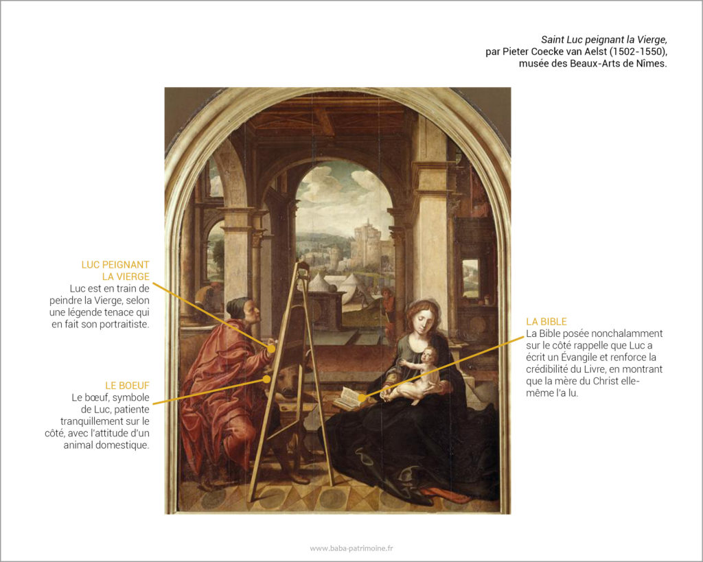 Saint Luc peignant la Vierge, de Pieter Coecke van Aelst - Le b.a.-ba du patrimoine